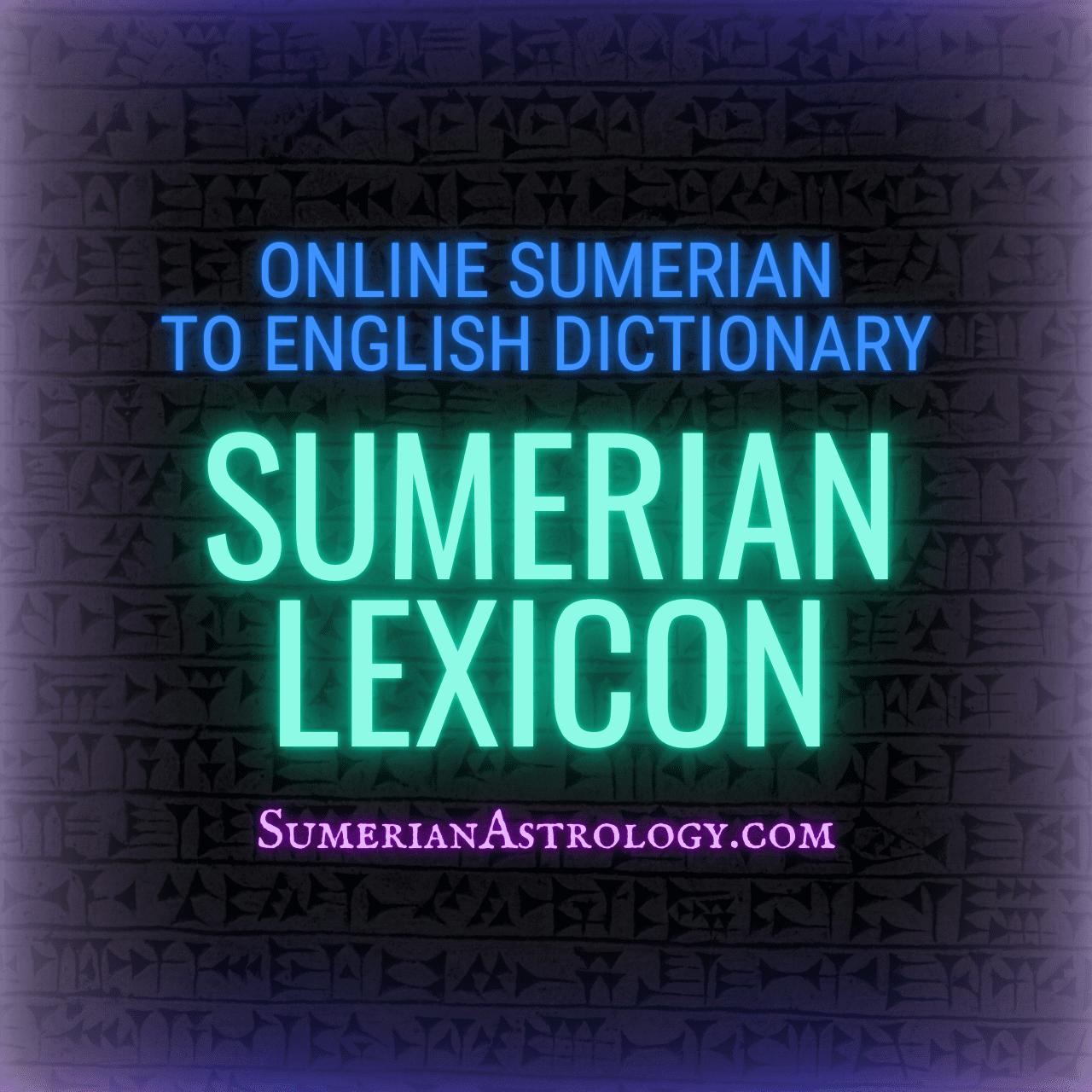 Sumerian Language Translation To English